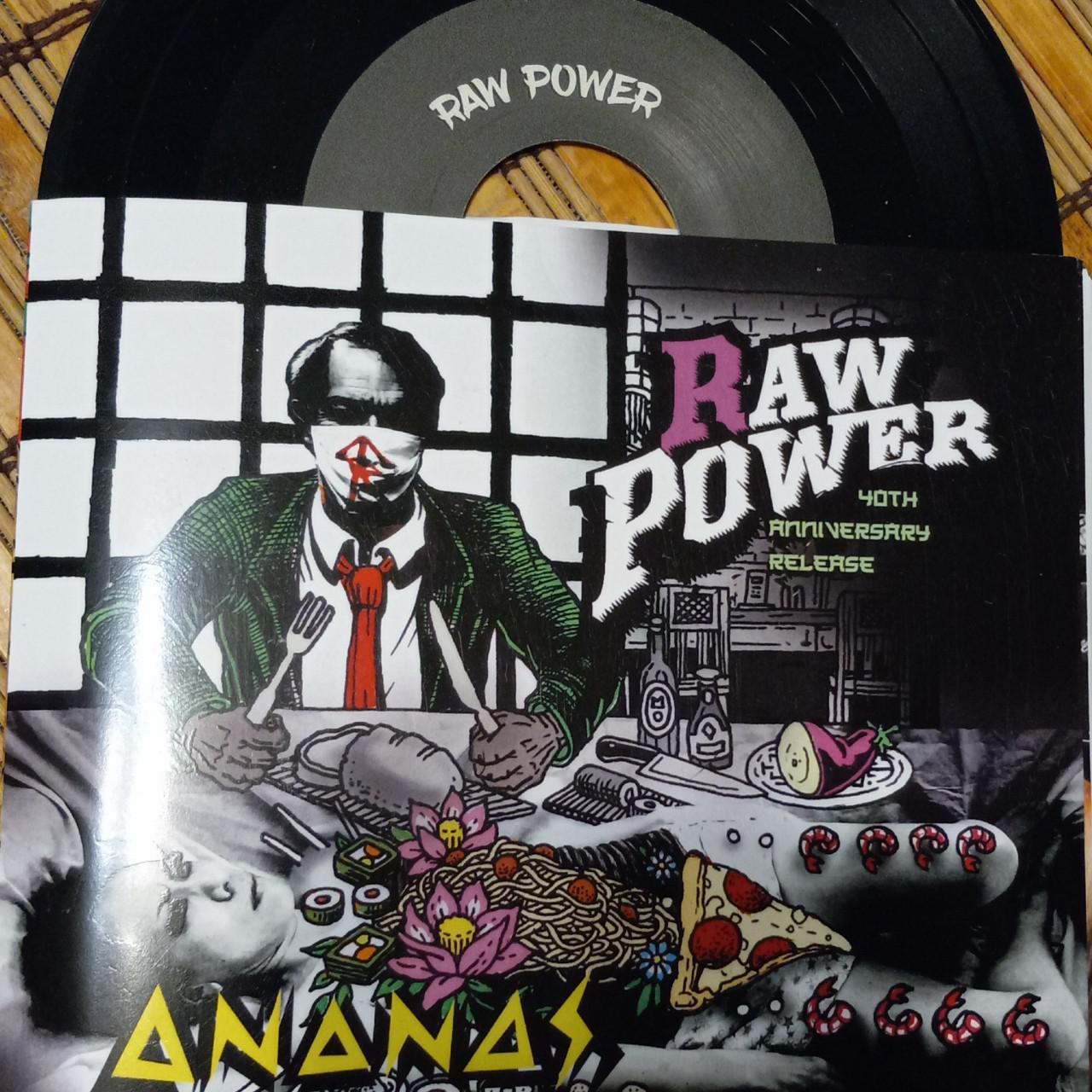 RAW POWER italy ANANAS Japan SPLIT 7" vinyl Raw... - Depop
