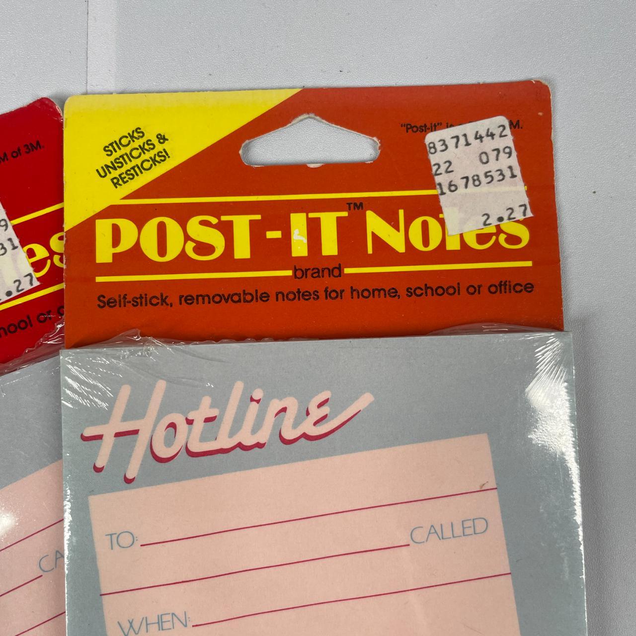 Vintage 3M Post-it Notes Phone message sticky... - Depop