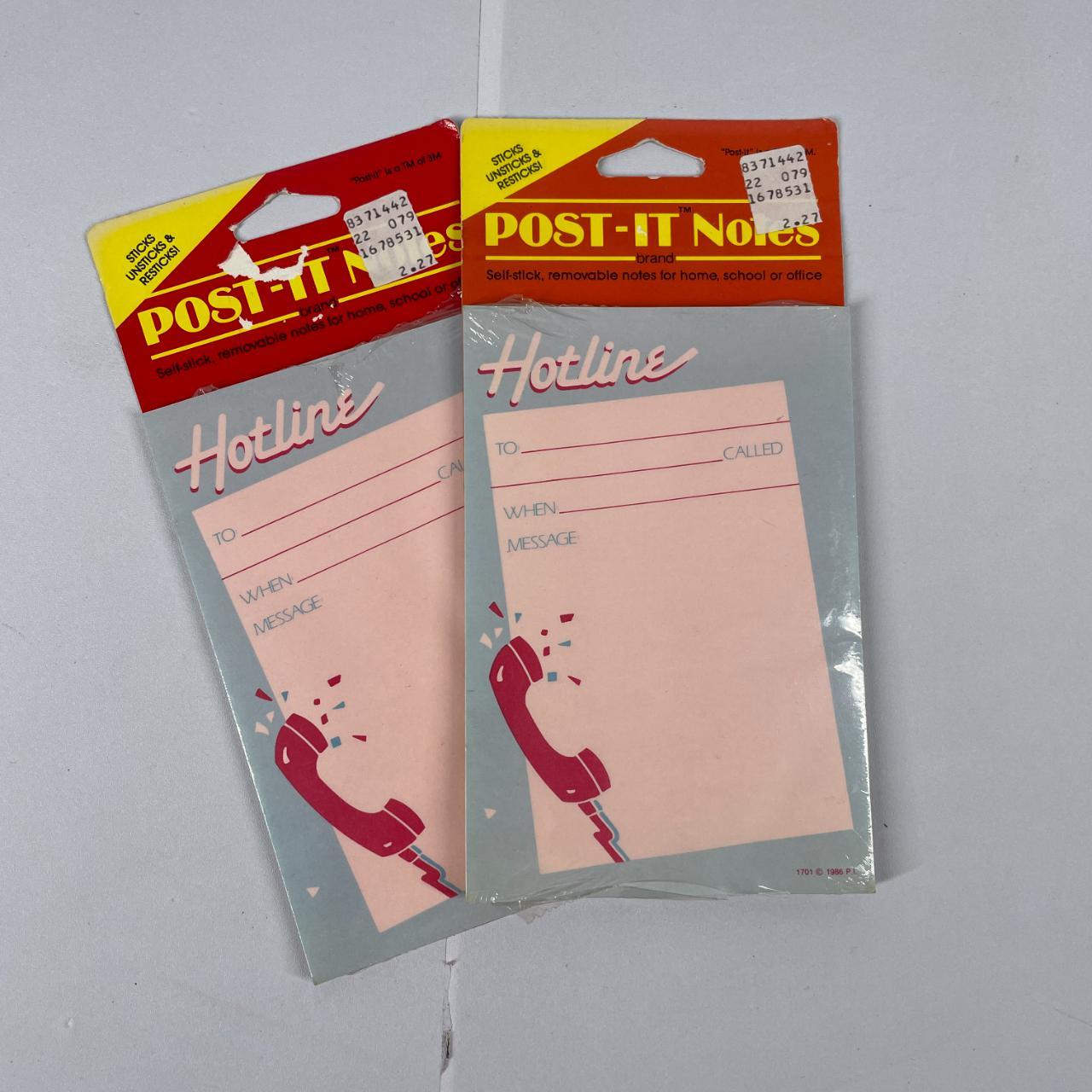 Vintage 3M Post-it Notes Phone message sticky... - Depop