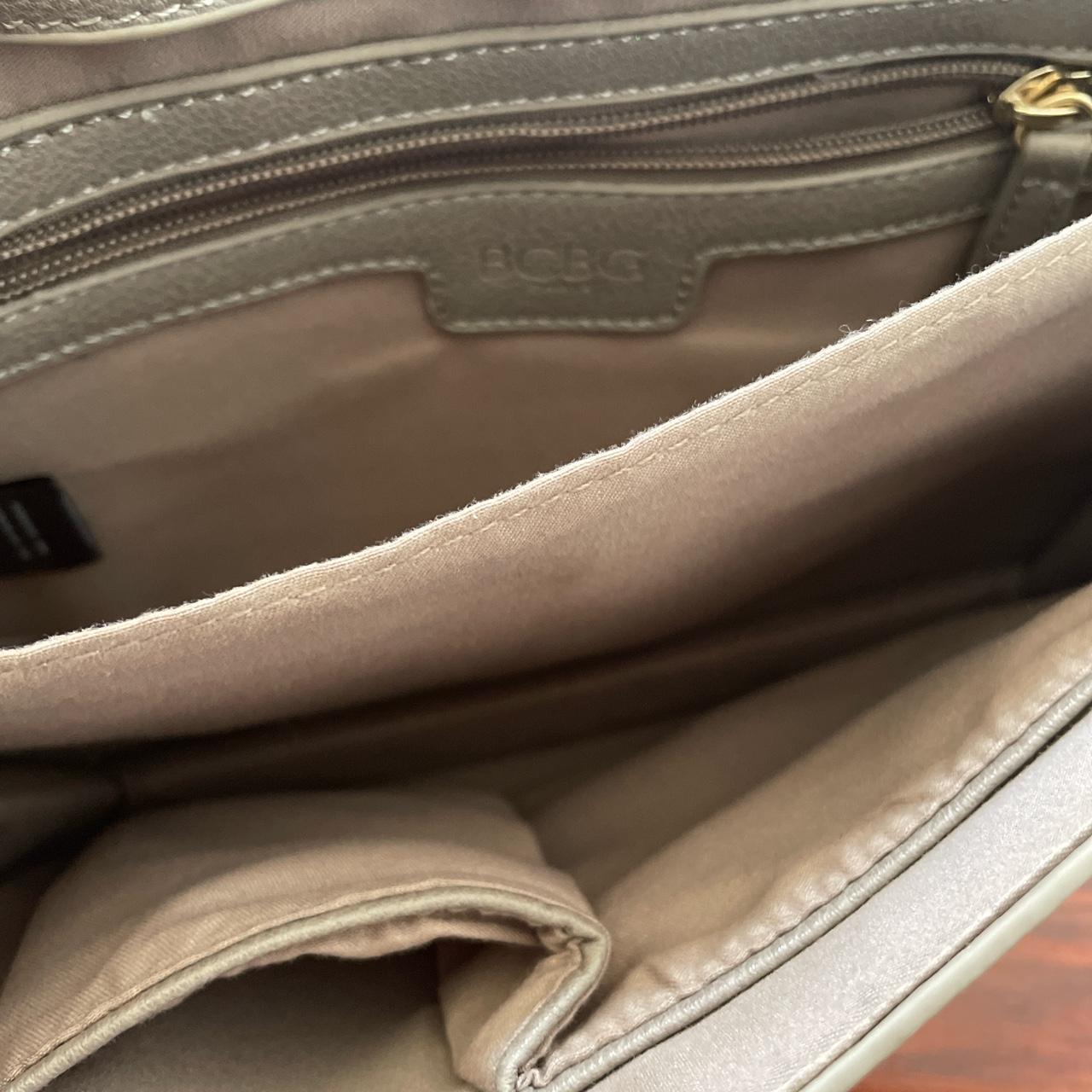 Beautiful Grey, BCGB shoulder strap bag with gold... - Depop