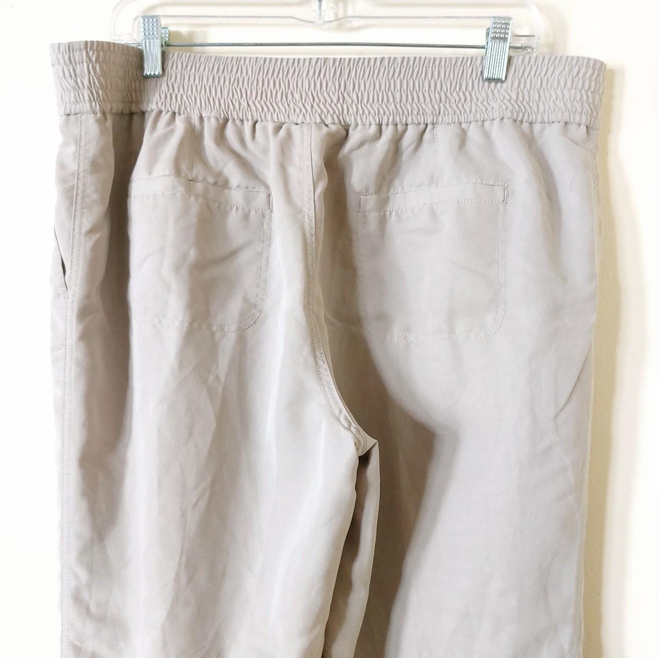 Chico's Beige Modal Blend Casual Wide Leg Cozy... - Depop