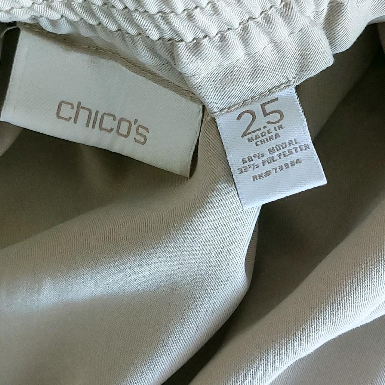 Chico's Beige Modal Blend Casual Wide Leg Cozy... - Depop