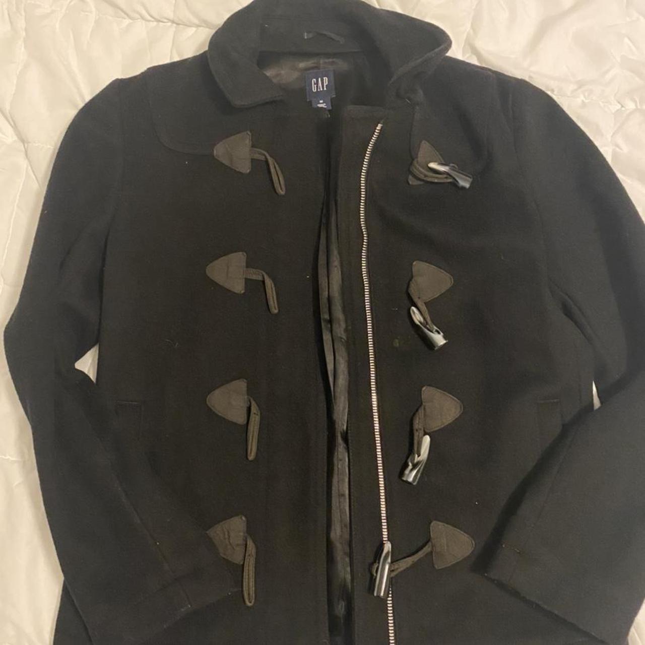 GAP wool pea coat with toggle buttons! Size MEDIUM!... - Depop