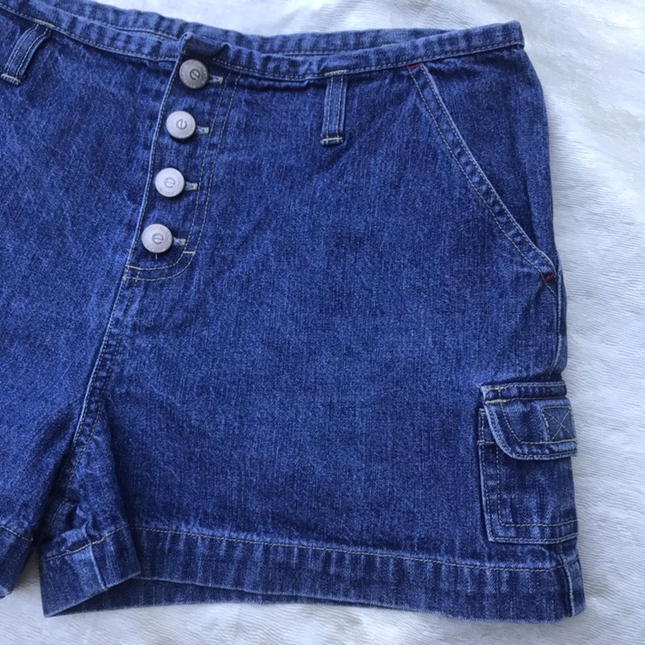 American Vintage Women's Blue Shorts | Depop