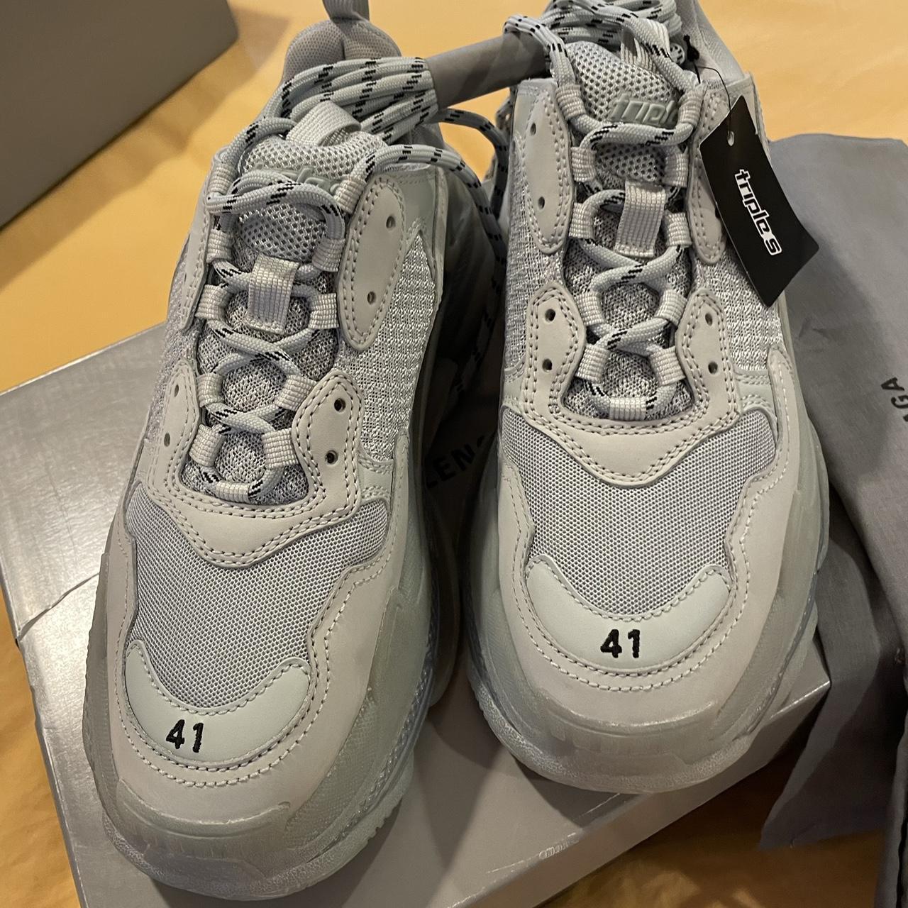 Balenciaga Grey Triple S - size women’s 9. Brand new... - Depop