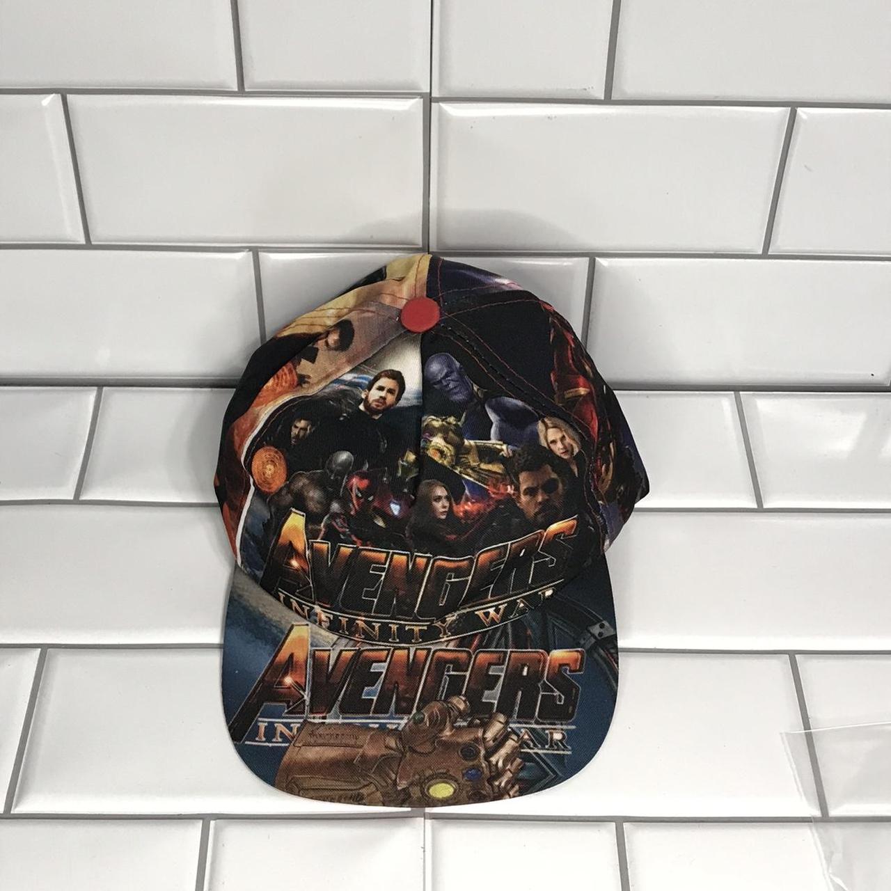 AVENGERS Movie Graphic Velcro Back Youth Cap / Hat;... - Depop