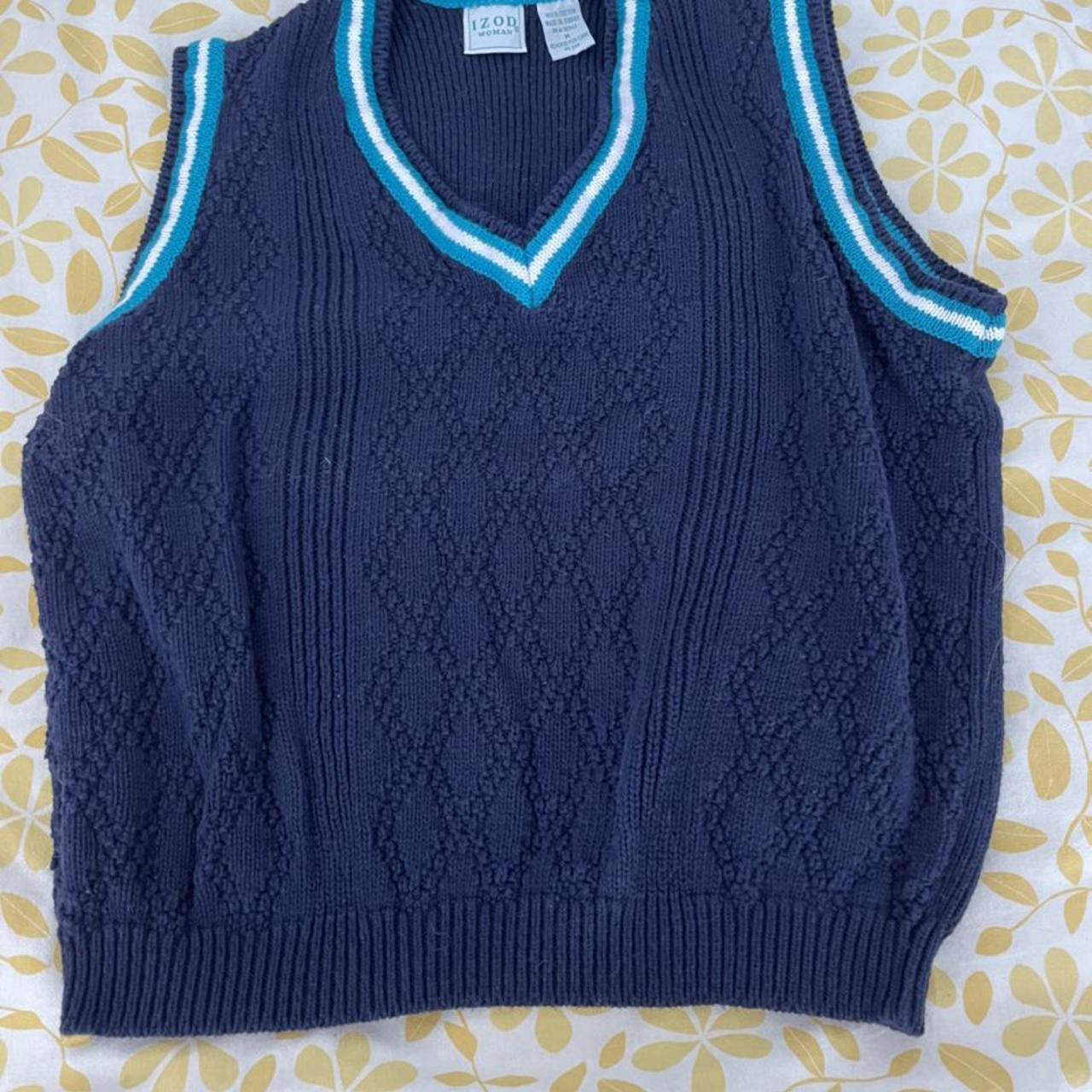 Izod vintage look sweater vest This vest is perfect... - Depop