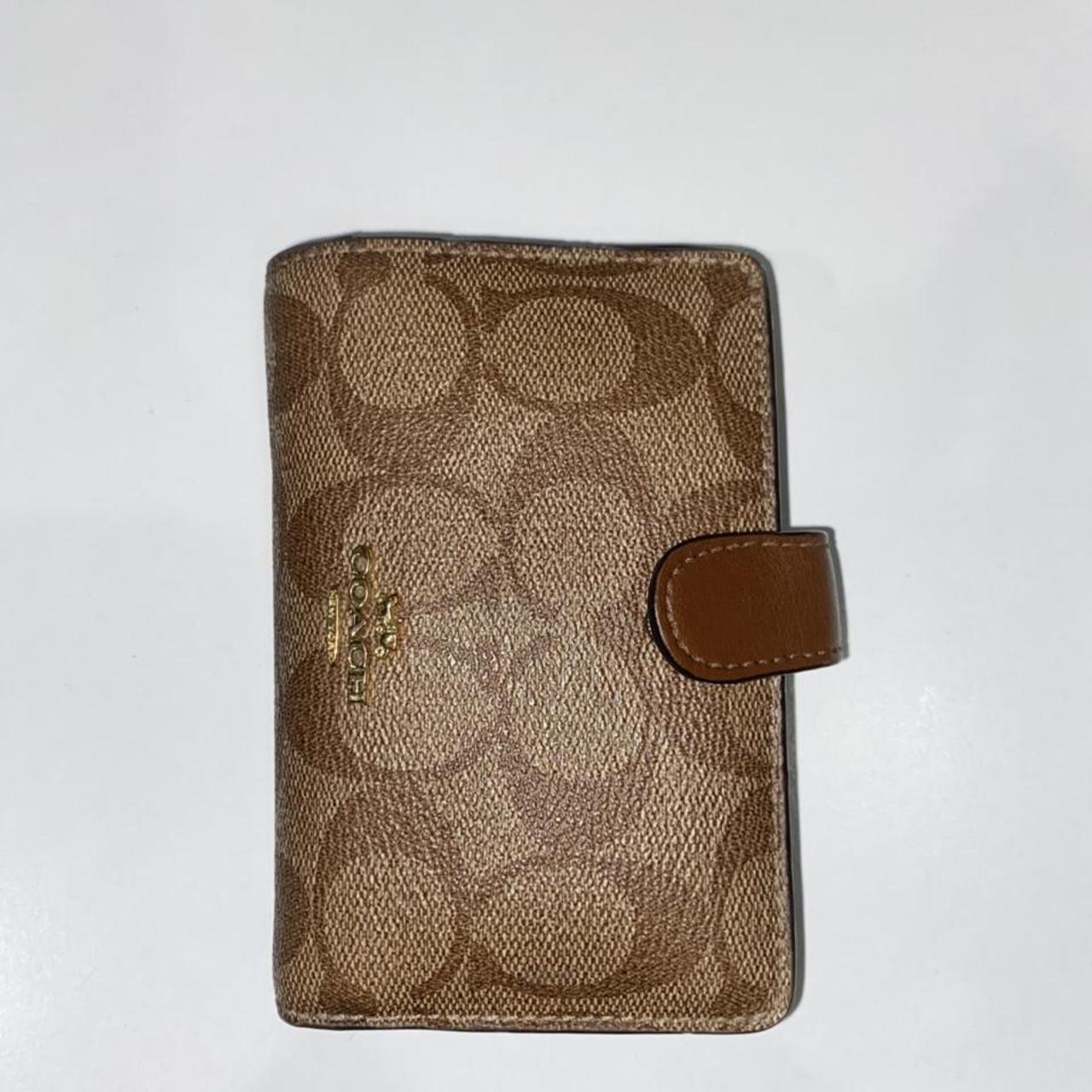 Brown corner zip Coach wallet Small enough to fit... - Depop