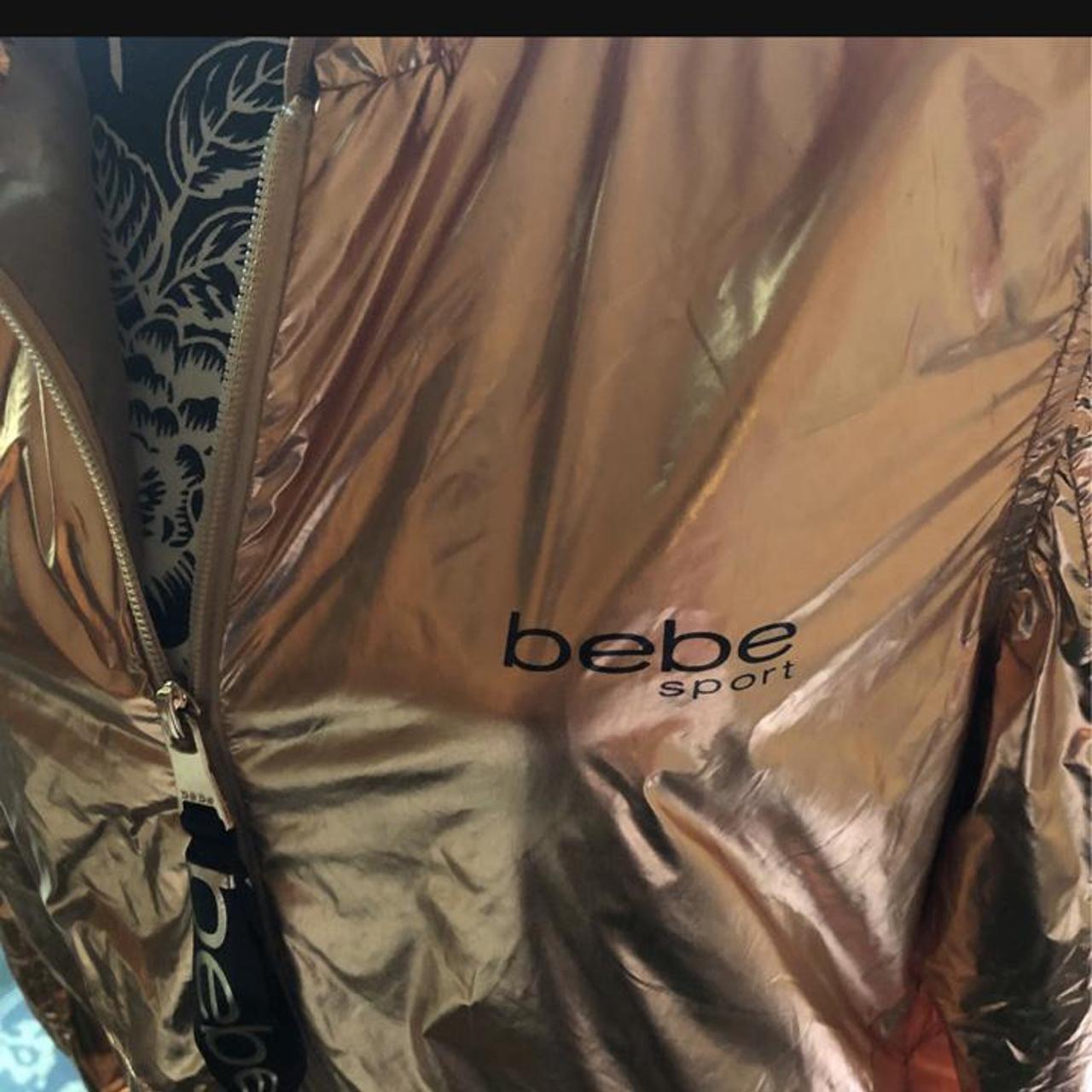 Reflective sports jacket by Bebe Sports - Depop