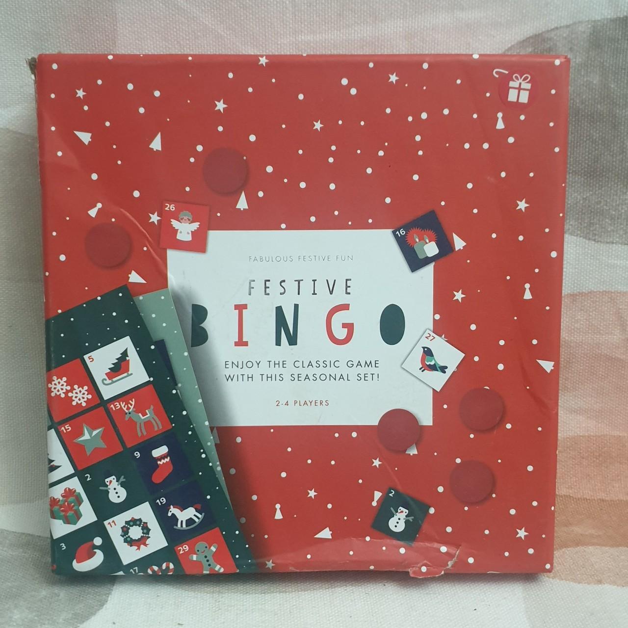 Classic Festive Seasonal Bingo Board Game. Condition... - Depop