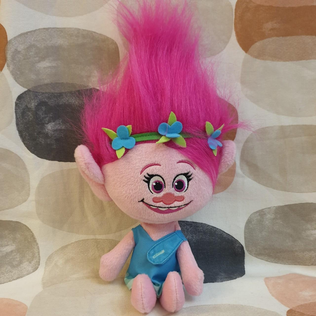 Trolls Princess Poppy Plush HASBRO Dreamworks 11”... - Depop
