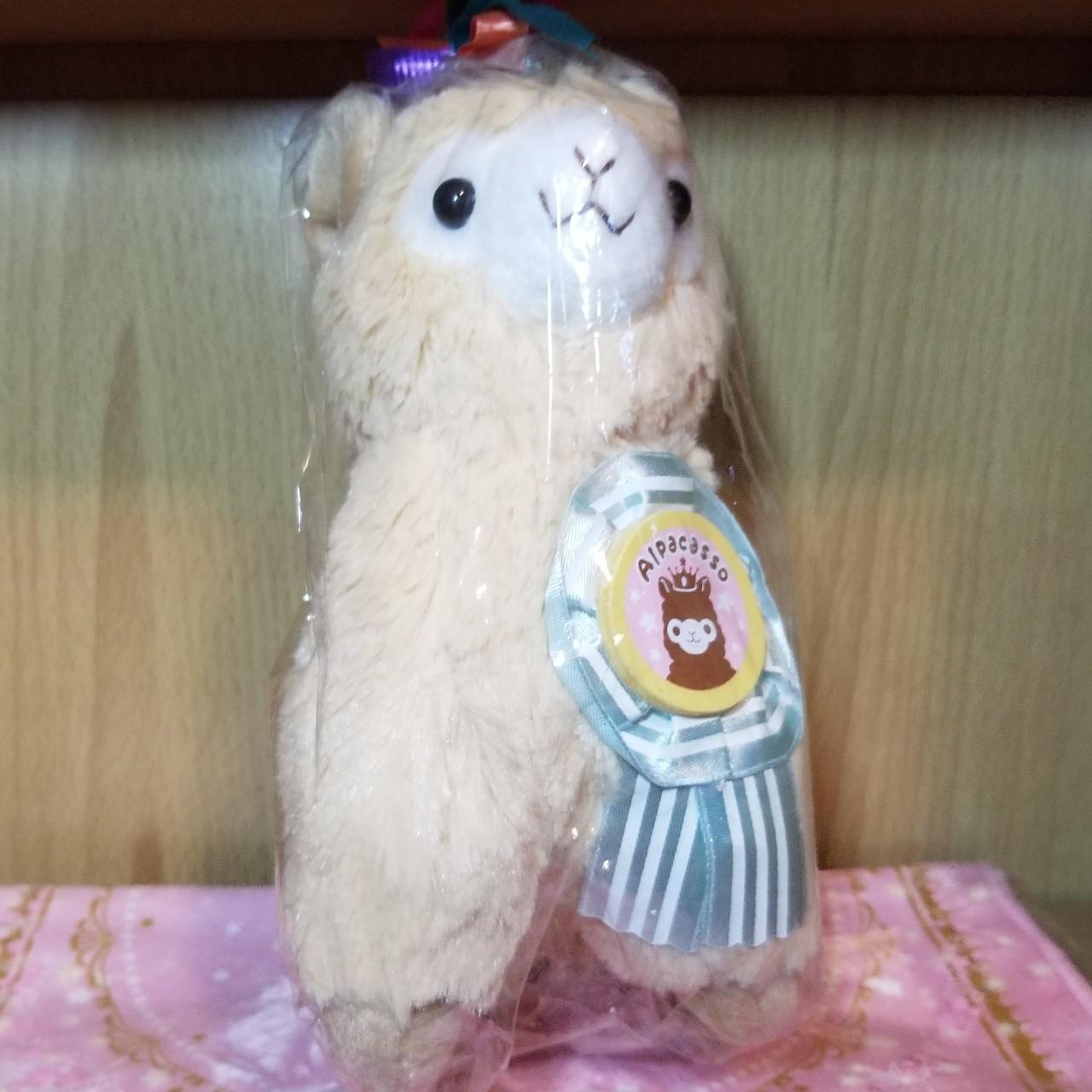 OFFICIAL Alpacasso Small Cream Alpaca Plush w/Party... - Depop