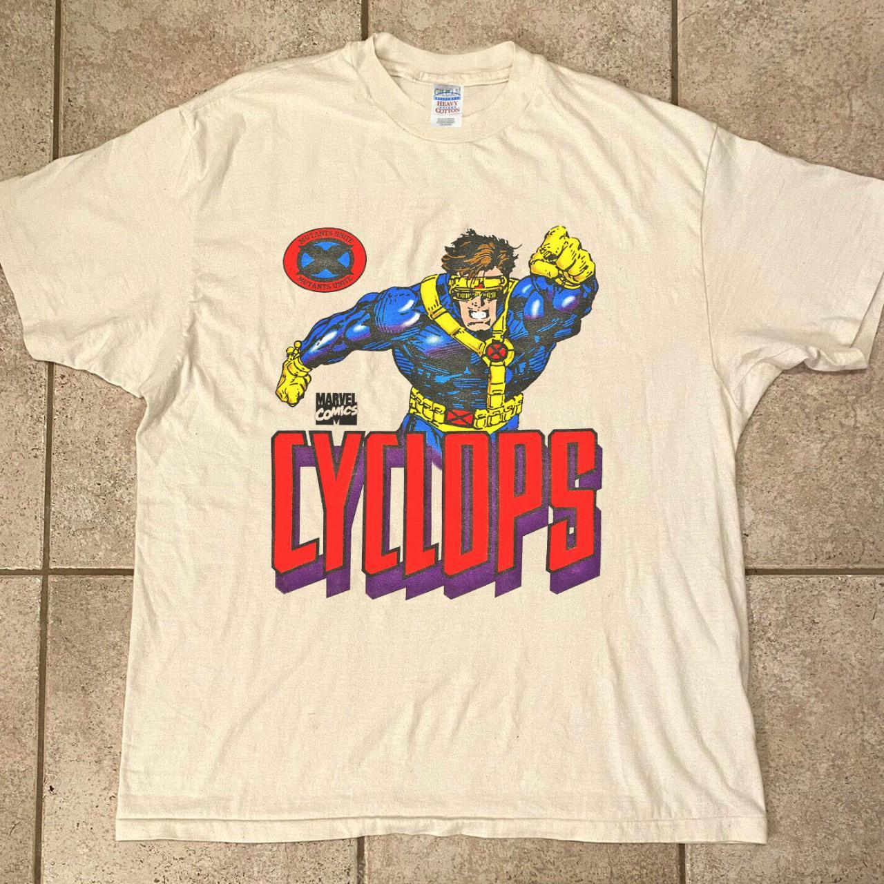 CYCLOPS X MEN MARVEL COMICS T SHIRT T-Shirt... - Depop