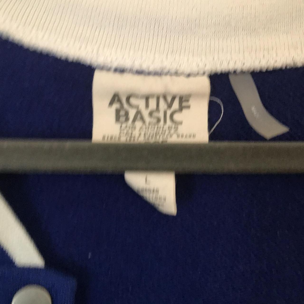 ACTIVE BASIC LETTERMAN JACKET SIZE LARGE... - Depop