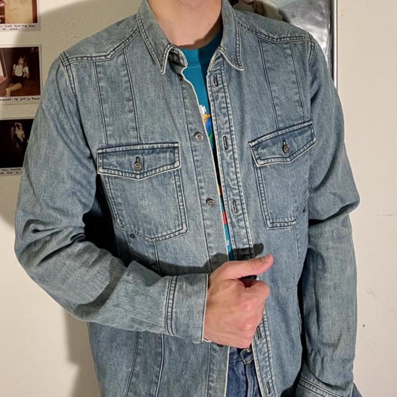 Authentic APC Jean shirt! Nice and lightweight,... - Depop