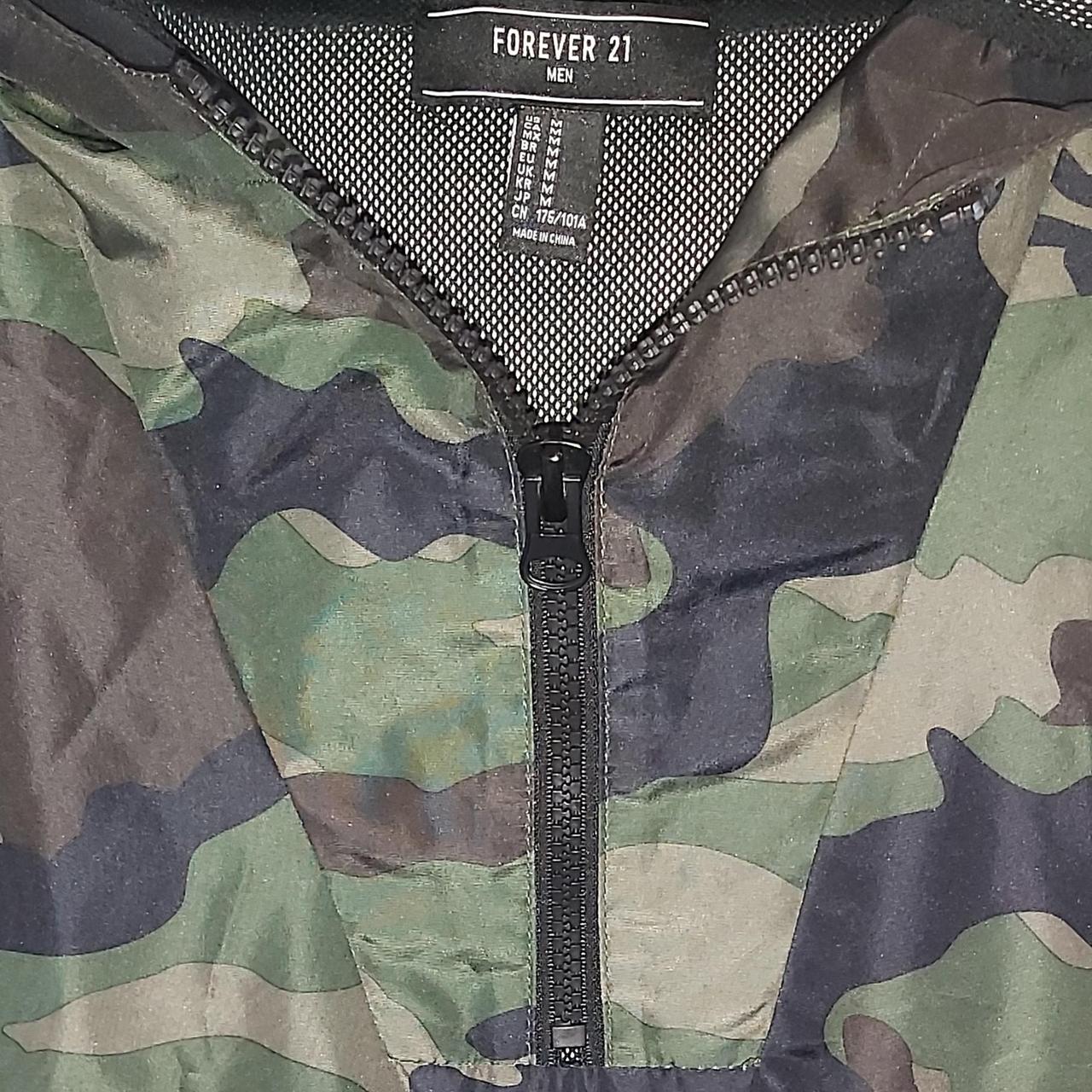 Forever 21 mens shell jacket in camo. Size... - Depop