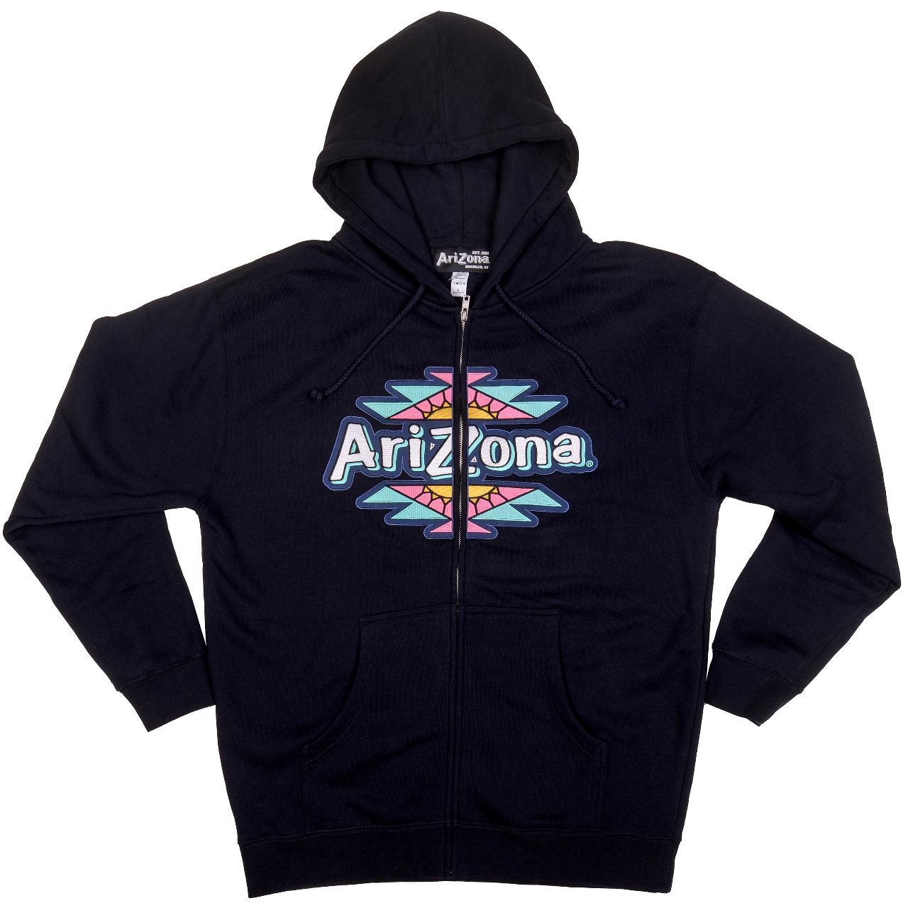 Arizona Men's Navy Hoodie | Depop