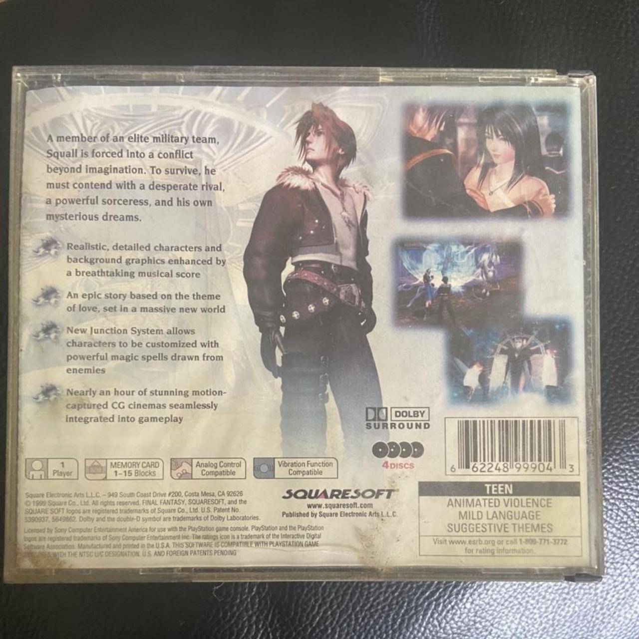 Final fantasy VIII PlayStation 4 disc #playstation... - Depop