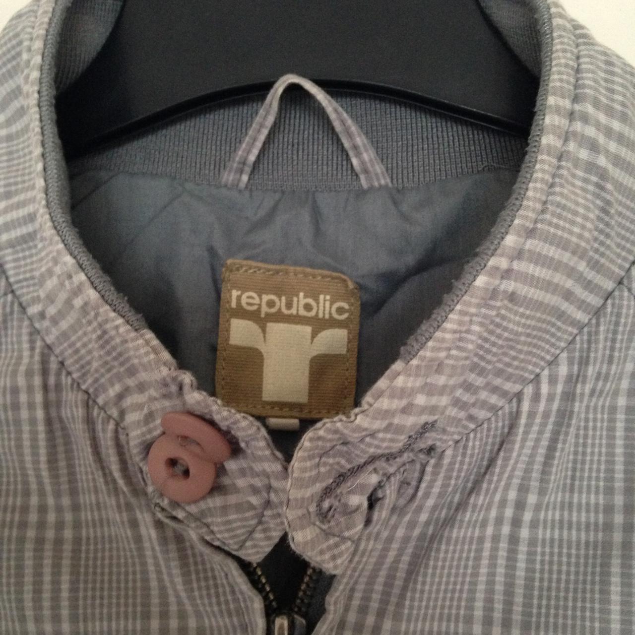 Republic Light Jacket. Size L Fits More Like A M.... - Depop