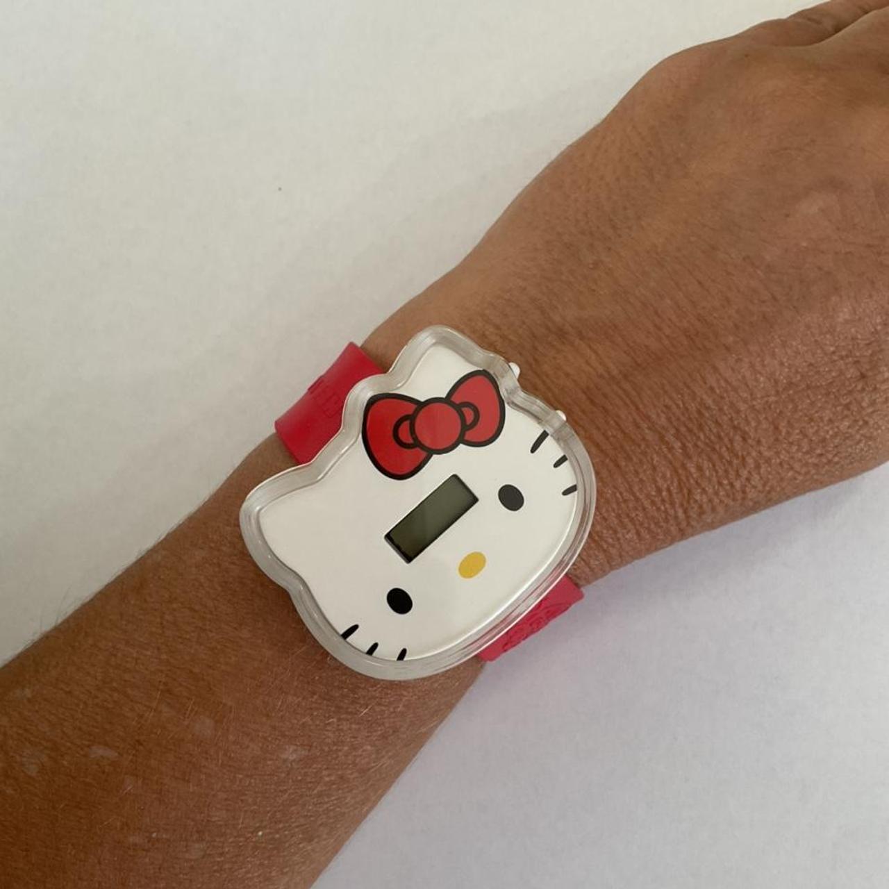 HELLO KITTY DIGITAL FACE WATCH Needs a battery... - Depop