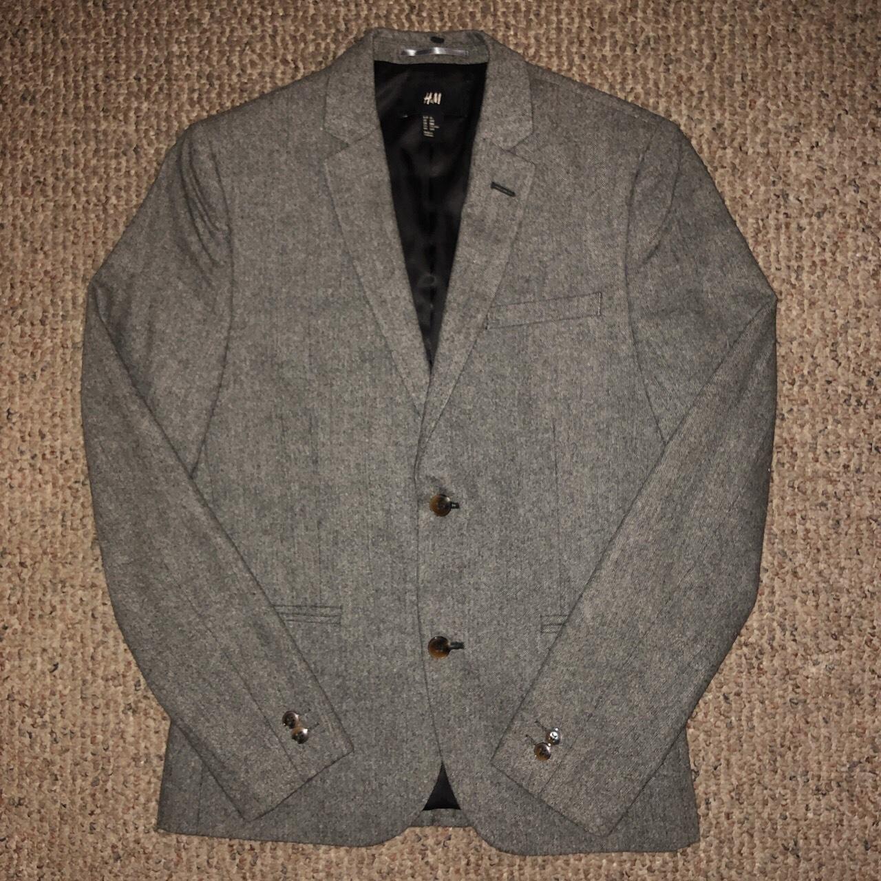 H&M Casual Wool Blazer Jacket New never worn Men’s... - Depop