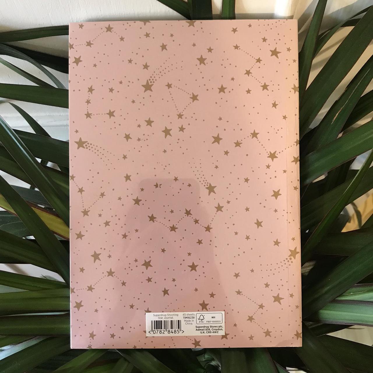 - superdrug shooting star lined notebook - light... - Depop