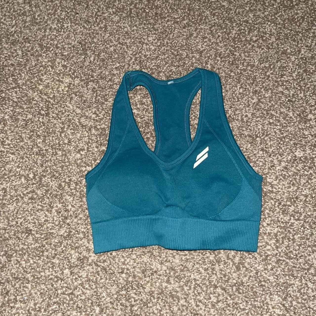 Hyperflex Seamless sports bra - Forest Green -... - Depop