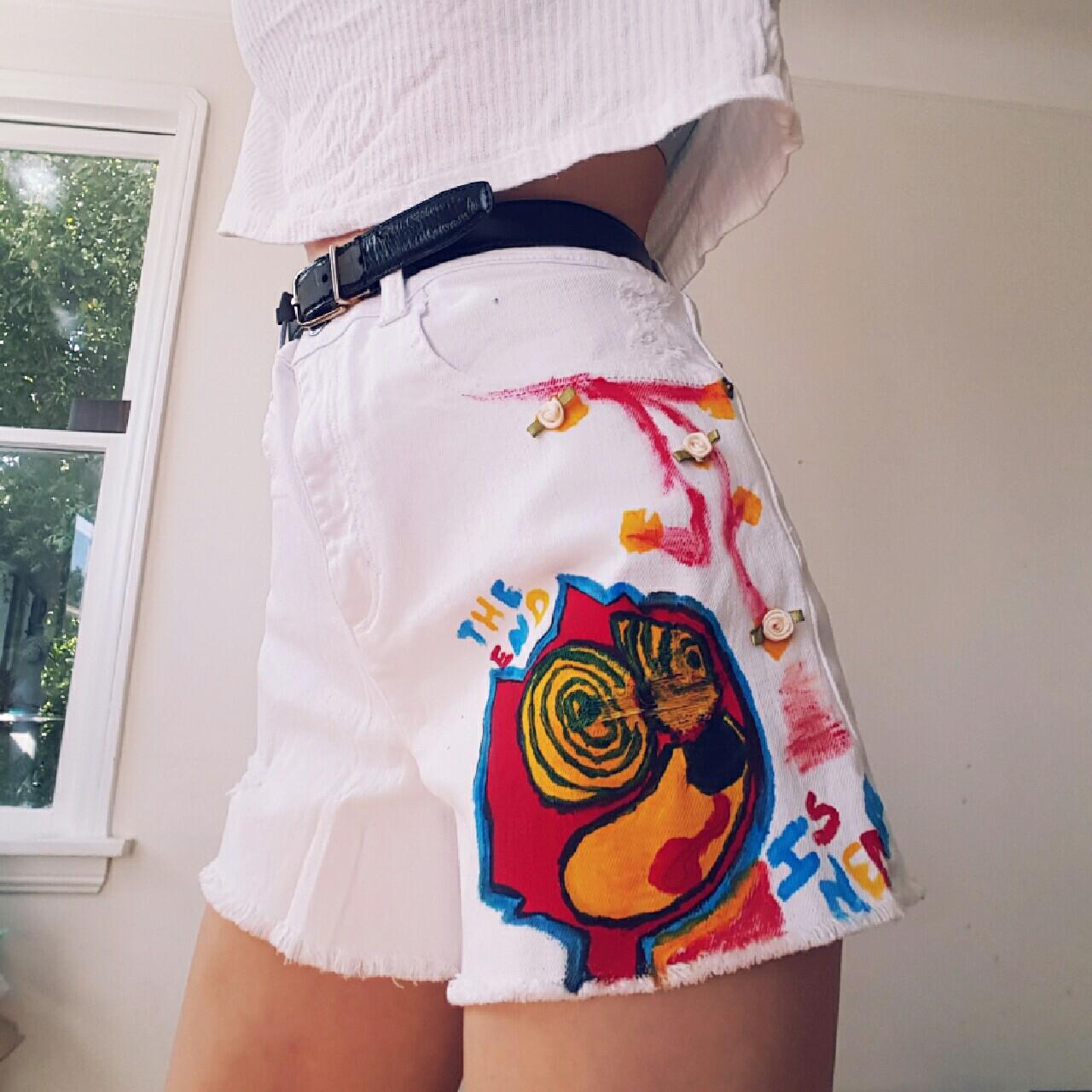 THE END IS NEAR 👁 DENIM SHORTS Felix fears for us... - Depop