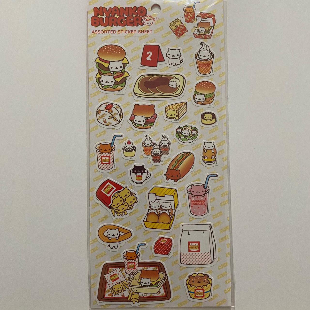 Nyan Nyan Nyanko fast food sticker Tags:... - Depop