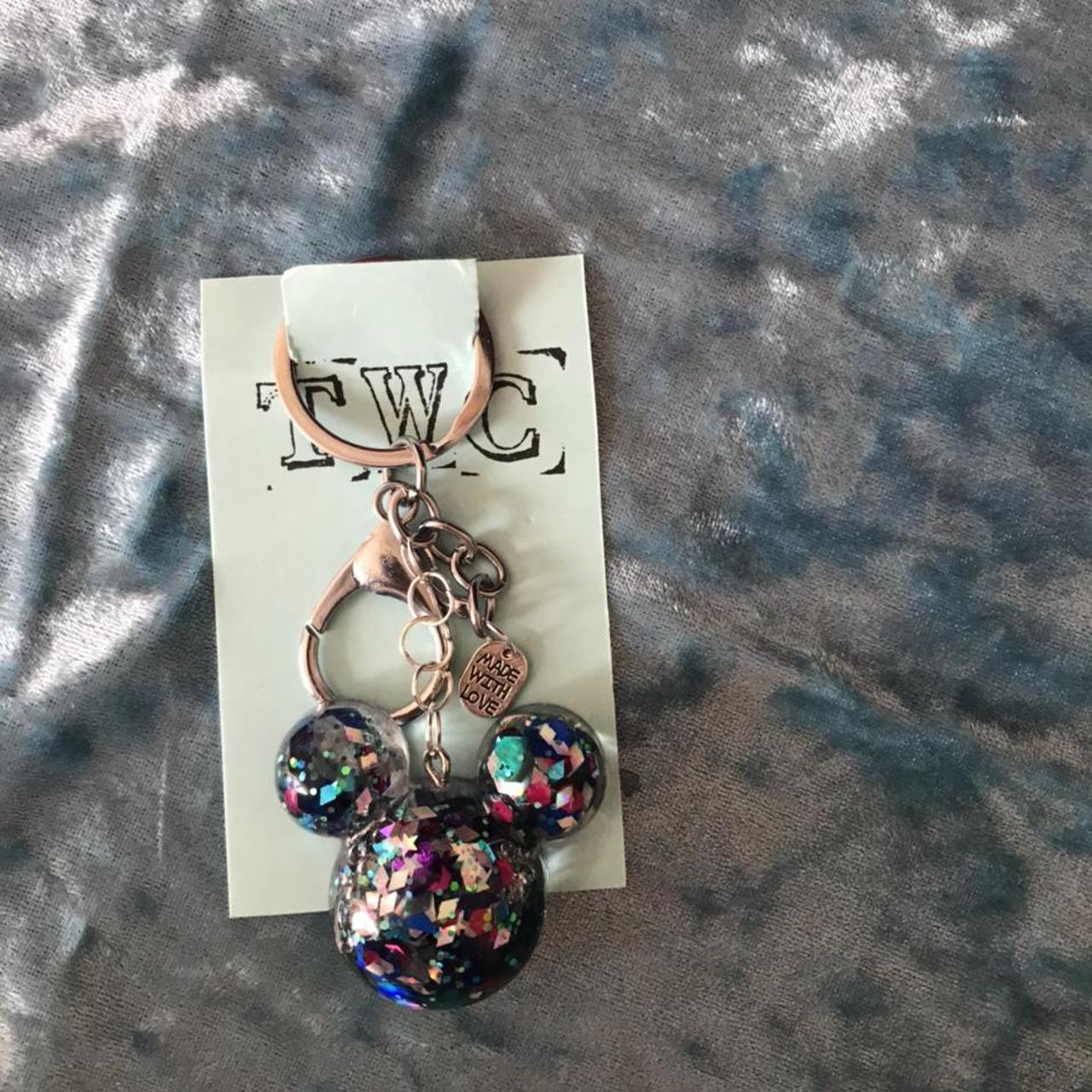 A sparkly Micky mouse key ring great for all Disney... - Depop