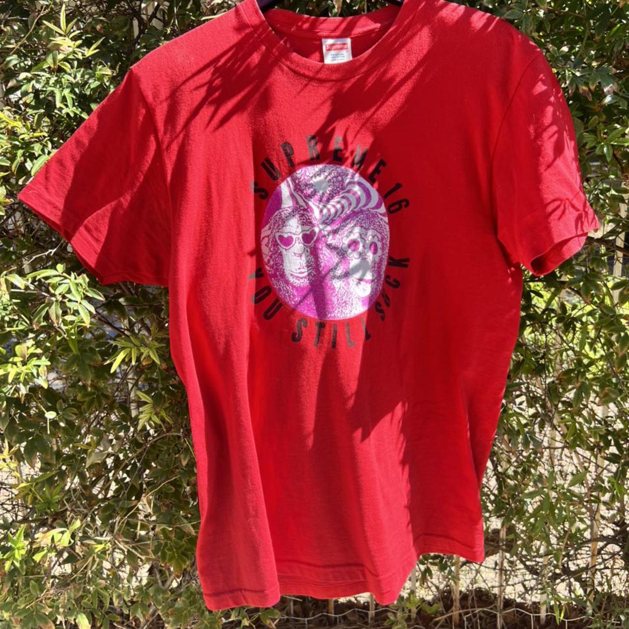 Supreme Men's Red T-shirt | Depop