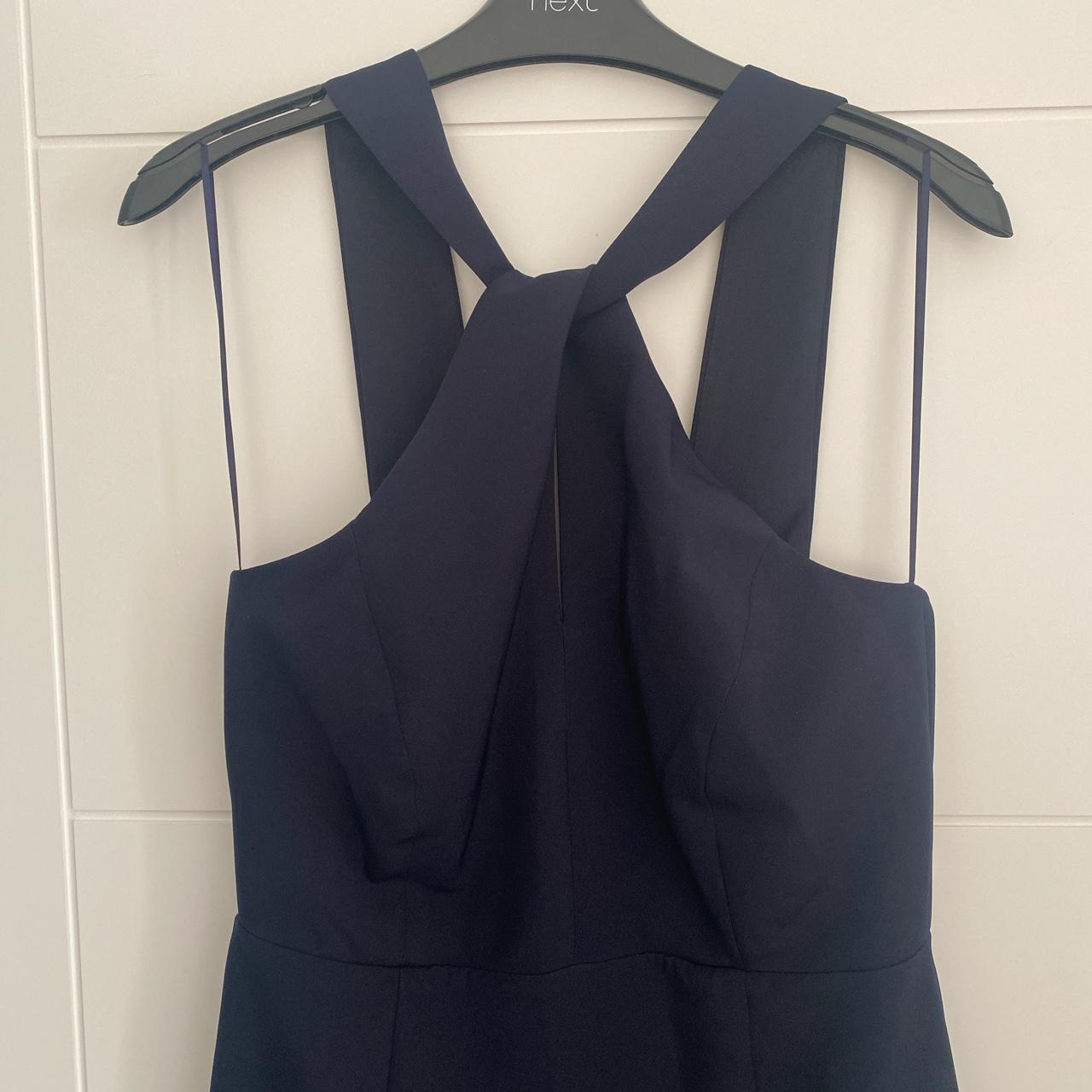 Next Tall navy twist front pencil dress size 10T,... - Depop