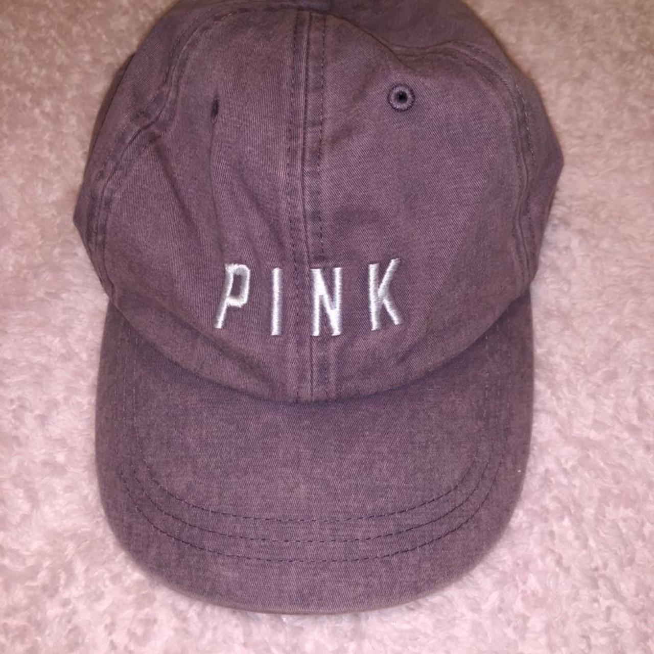Victoria Secret PINK cap Purple cap. Never been worn. - Depop