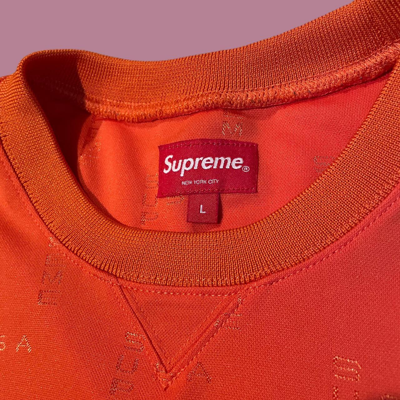 Supreme Men's Orange T-shirt | Depop