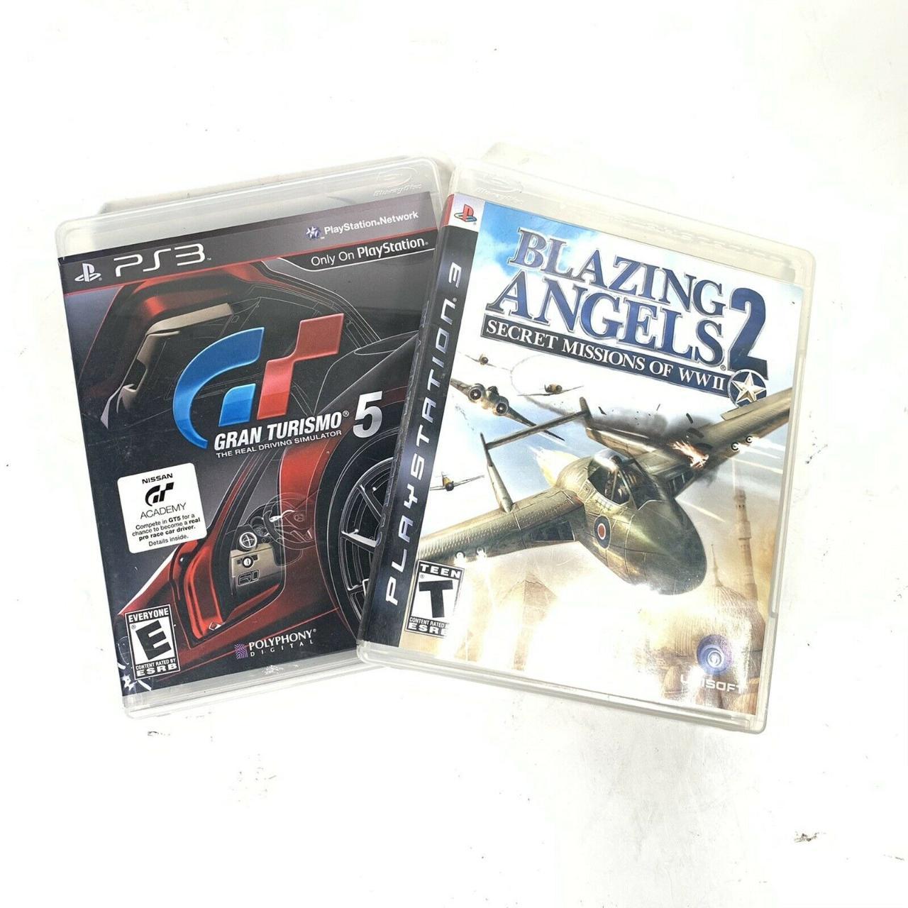 PS3 GAME LOT Grand Turismo 5-Blazing Angels 2 w/... - Depop