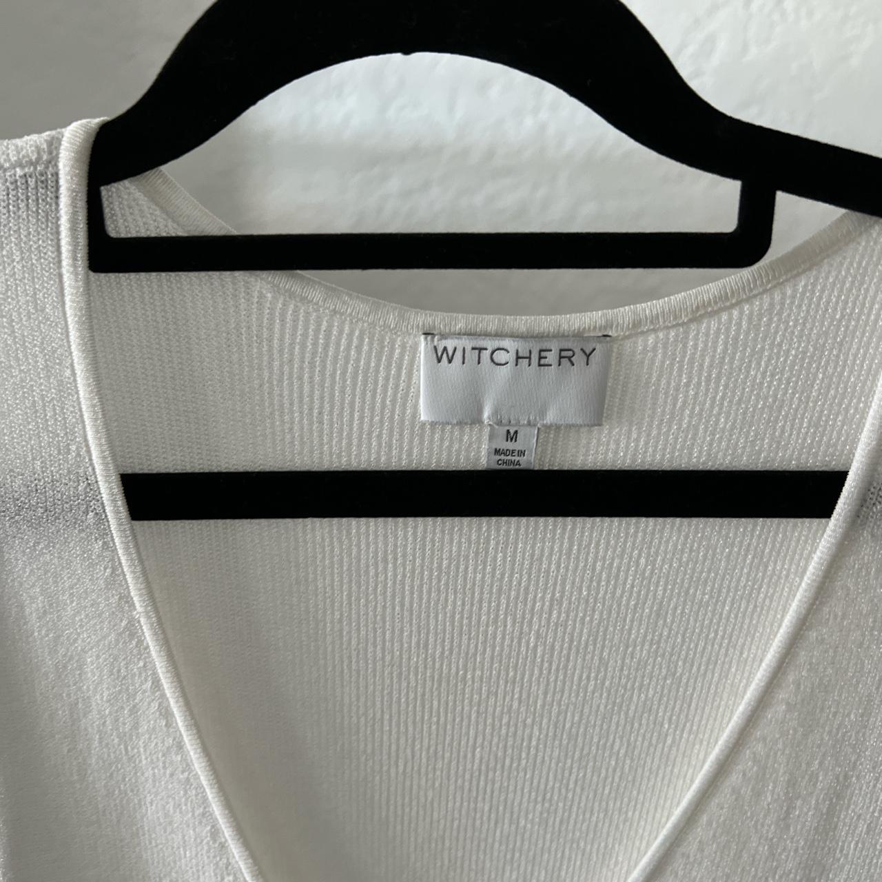 Witchery long tank #tank #witchery #white #ribbed... - Depop