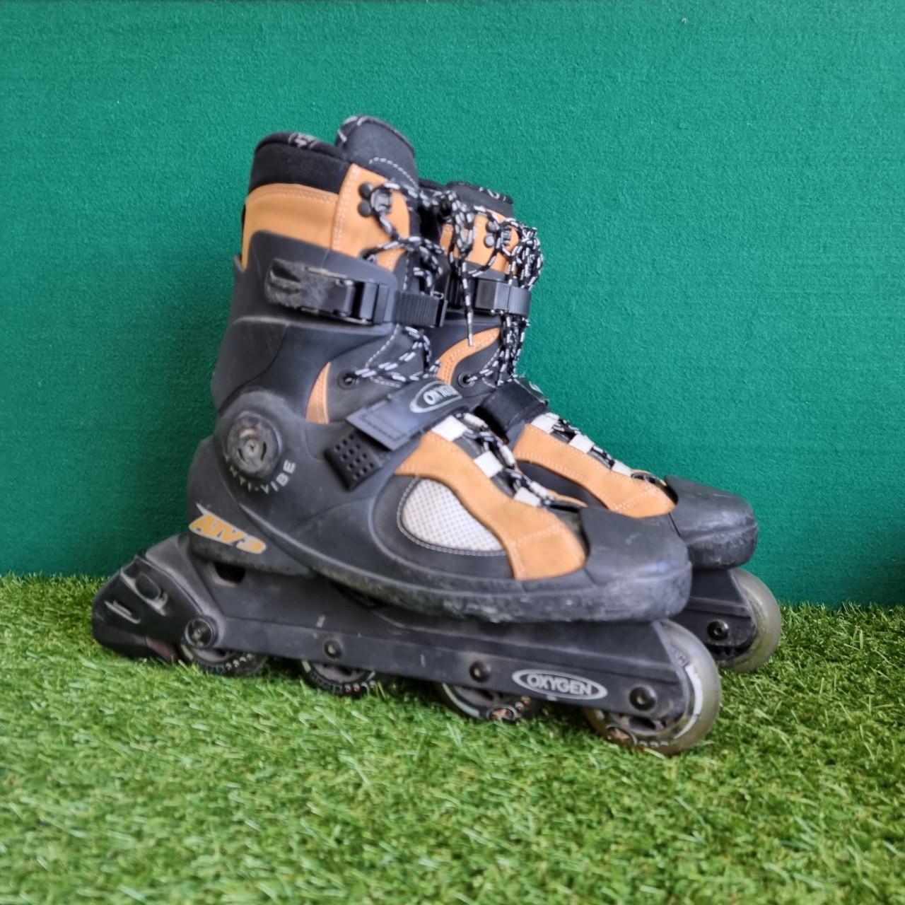 Vintage 90s Y2K Oxygen inline roller blades skate... - Depop