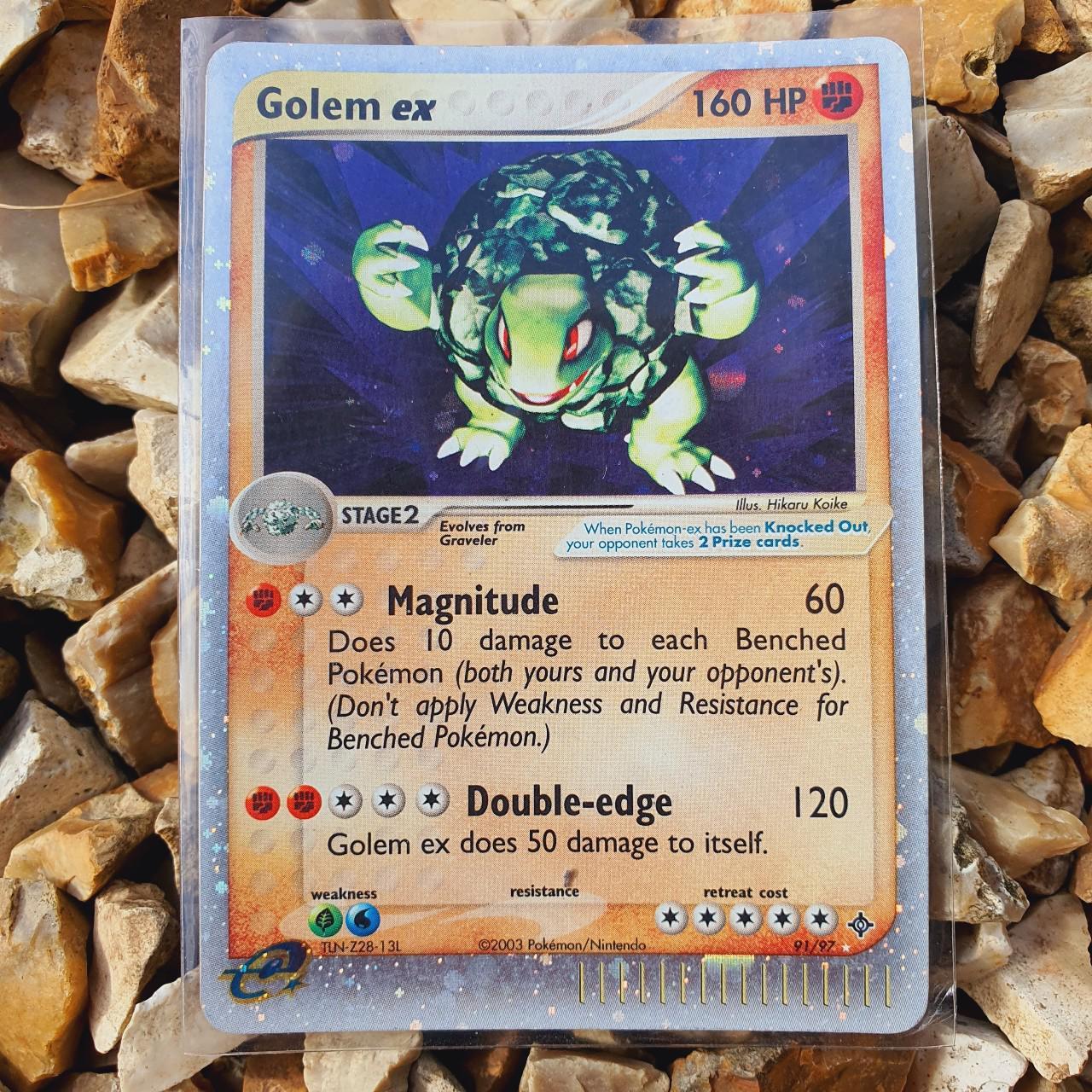 GOLEM EX (91/97) EX DRAGON SERIES (2003) POKEMON TCG... - Depop
