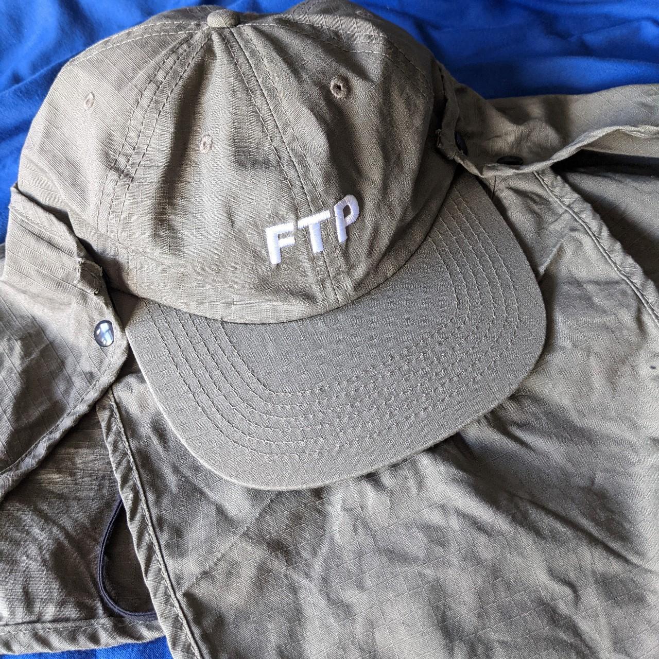FTP Olive Green/ Khaki Face Mask Camp Hat. Rare and... - Depop