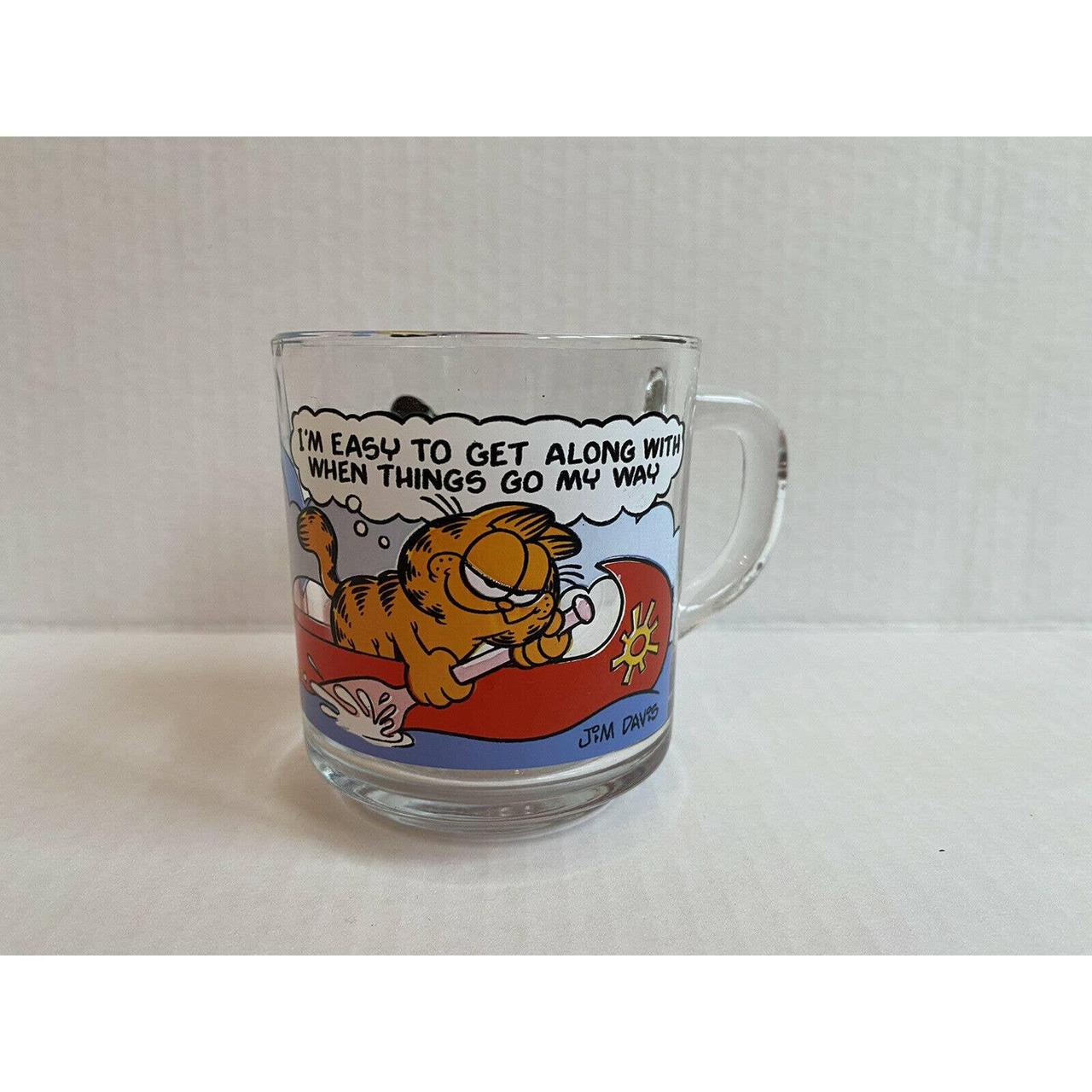 Vintage Garfield McDonald's Mug 1978 "I'm easy to... - Depop