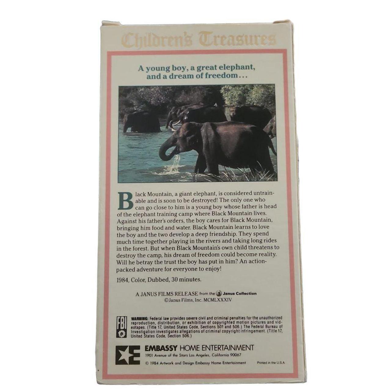 VHS of A Boy and his Elephant 1984 Some wear to... - Depop