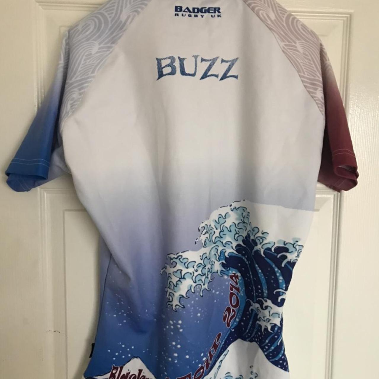 Retro Rugby 7’s shirt Great fun and design Only worn... - Depop