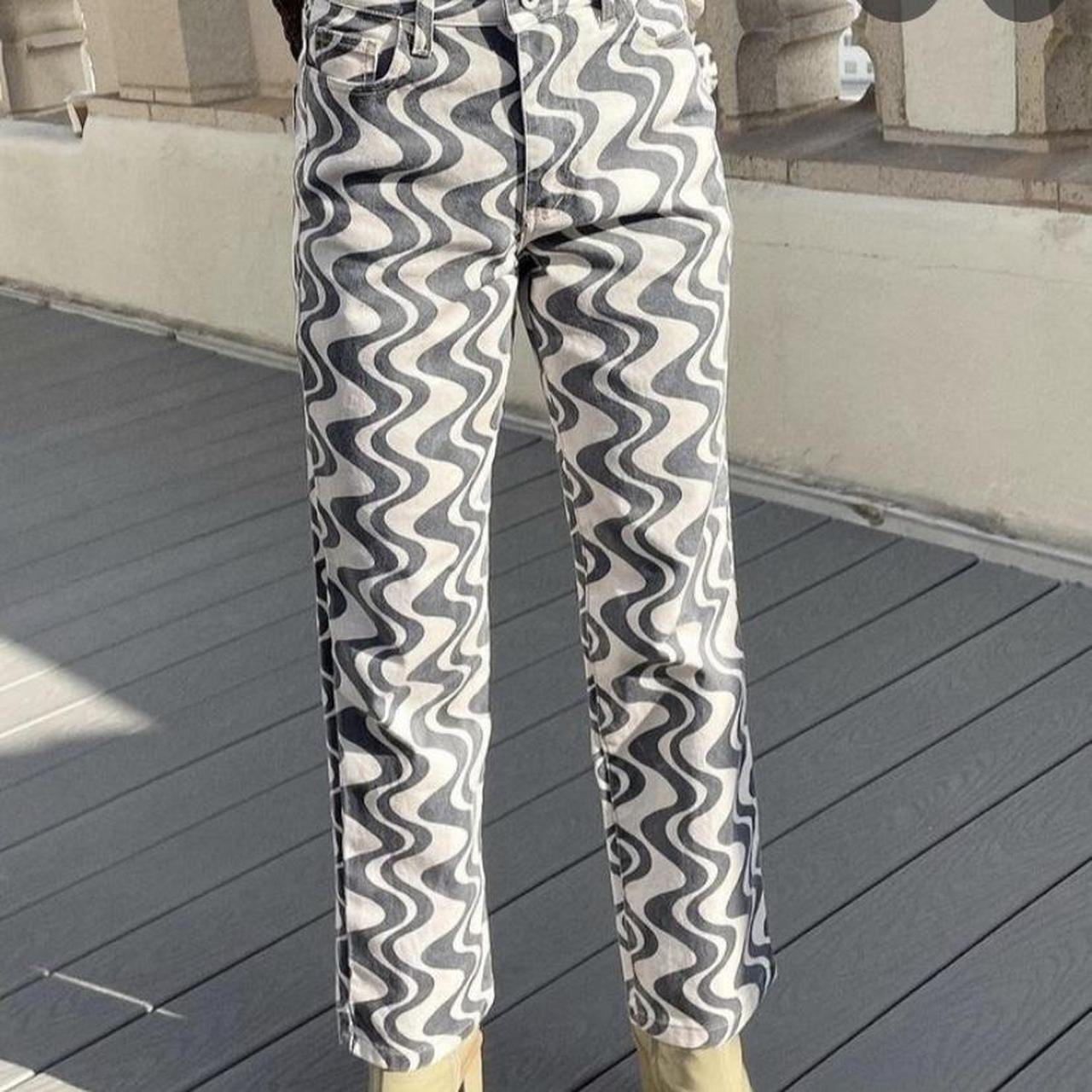 MANDINGA wave pants size M, never worn with tags... - Depop