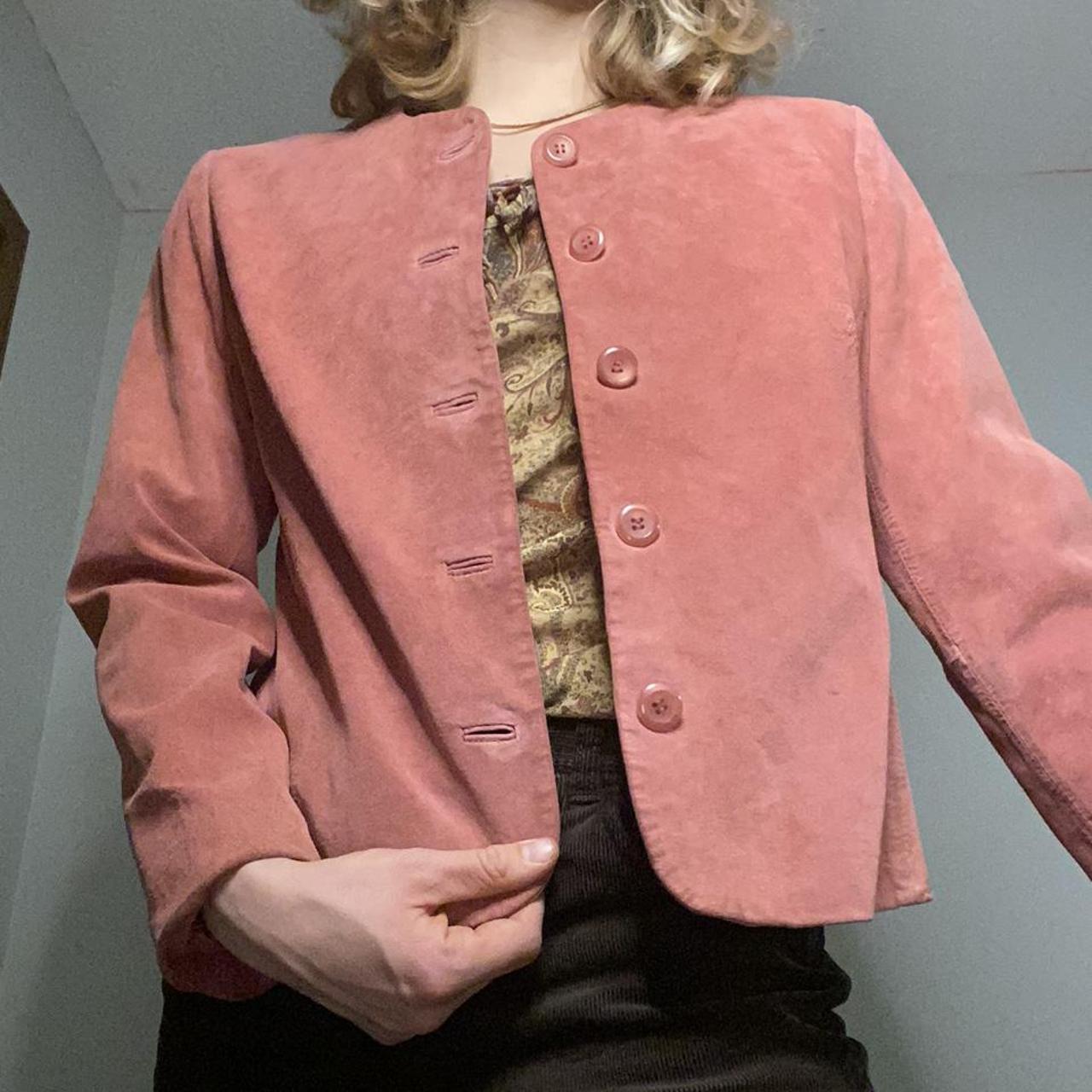 Beautiful vintage pink leather Pendleton jacket…... - Depop