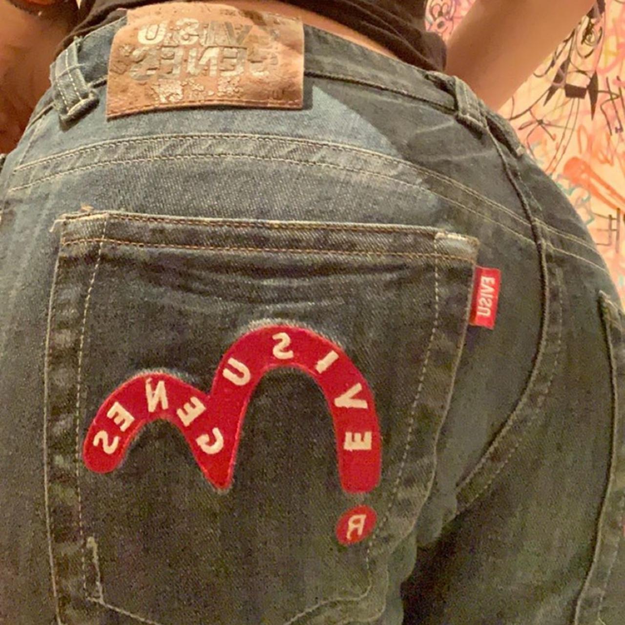 Evisu flared jeans, open to offers W26 L30 #evisu... - Depop