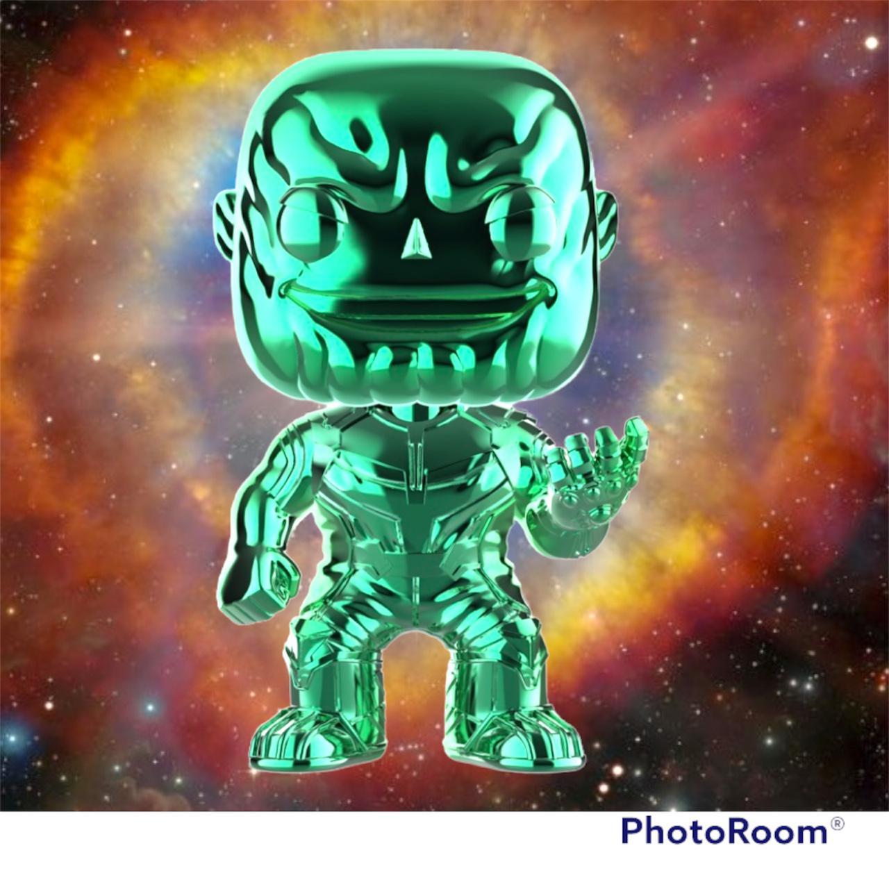 Funko Pop Marvel Avengers 289 CHROME GREEN THANOS... - Depop