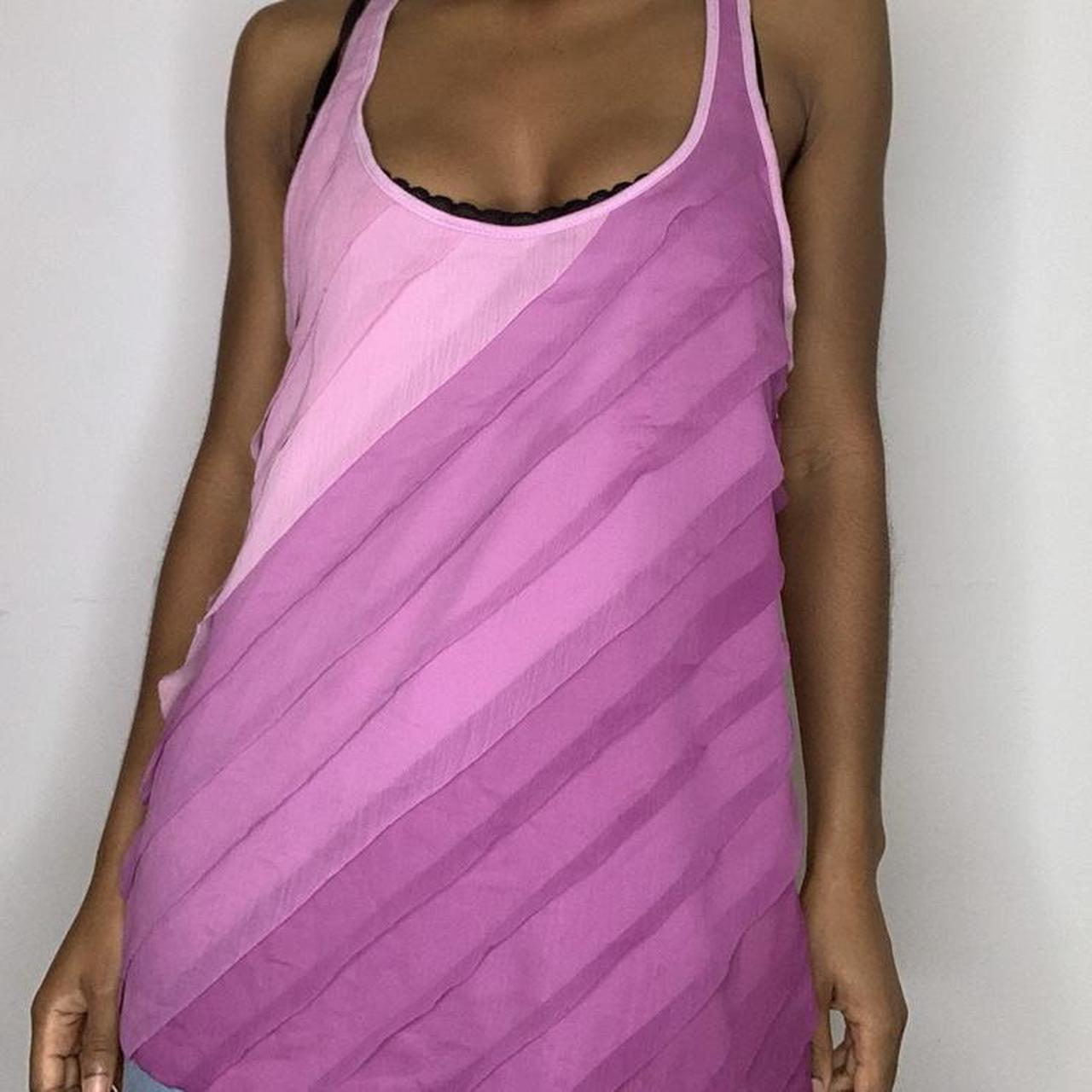 Purple fairy layered ruffle tank top Comes with... - Depop