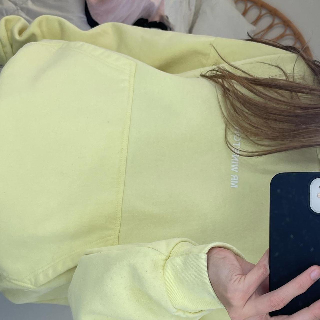 Mr Winston Co - Puff Hooded Sweat (Yellow)... - Depop