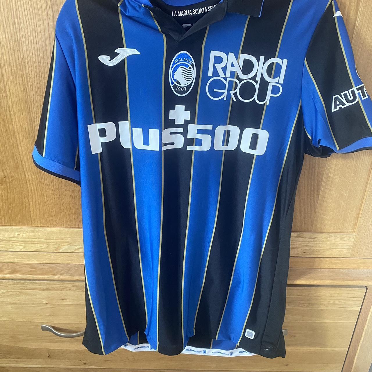 Atalanta 2021/22 home kit. Worn once but only for... - Depop