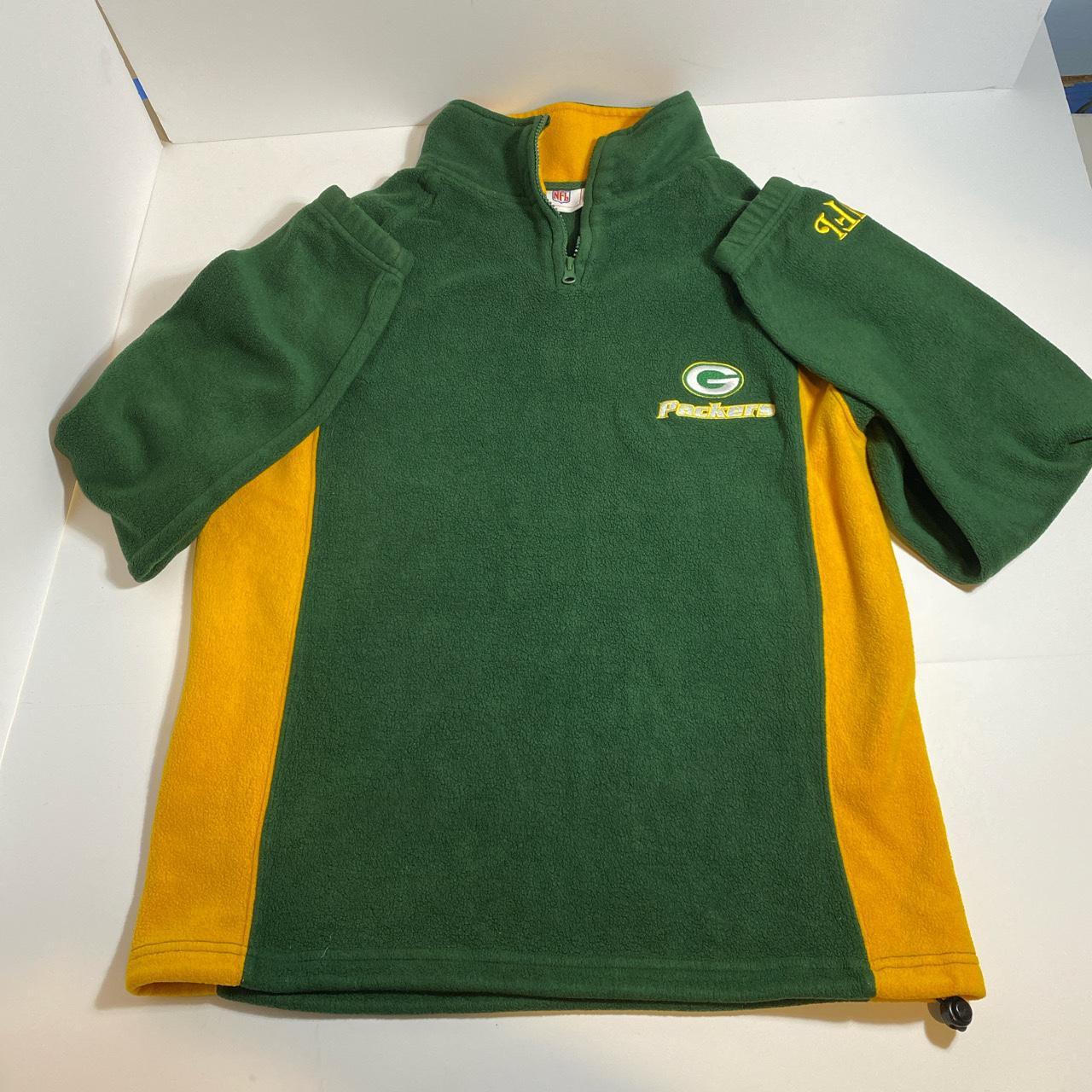 NFL Men's Green and Yellow Jacket | Depop